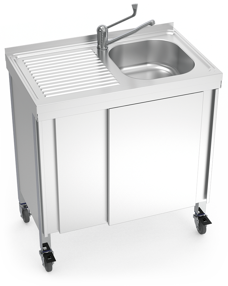 Automatic portable sink hot and cold water 2 x 20 liters ...